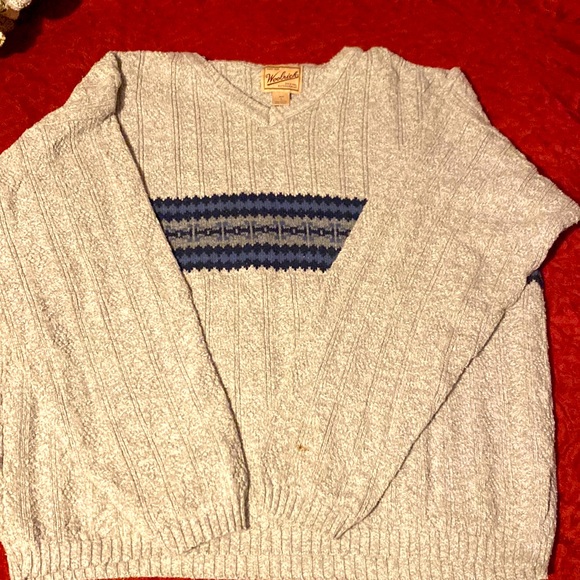 Sweaters | Vintage Woolrich Wool Sweater Made In Usa Size Mens L Grey ...